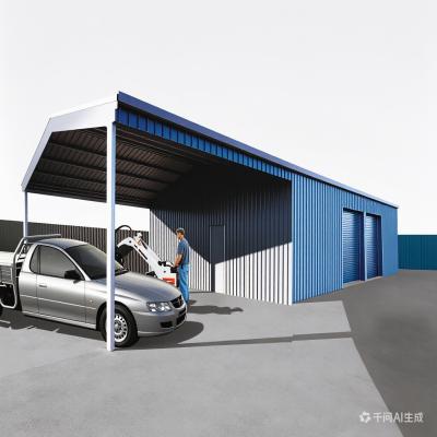 China Anti-Corrosion Customizable Prefabricated Steel Warehouse with 50 Years Using Life for sale