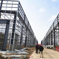 China Anti-Corrosion Customizable Prefabricated Steel Warehouse with 50 Years Using Life for sale