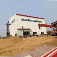 China Prefabricated Steel Structure Building Fiberglass Panel Industrial Workshop for sale