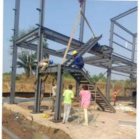 China Prefabricated Steel Structure Building Fiberglass Panel Industrial Workshop for sale