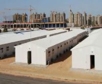 China Hot Dip Galvanized Pre-engineered Steel Building with Modular Construction and 50 Years Life Cycle for sale