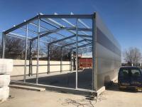 China Prefabricated Steel Structure Building with Hot DIP Galvanized Finish, Up to 60m Span Width, and 50 Years Structure Usage for sale