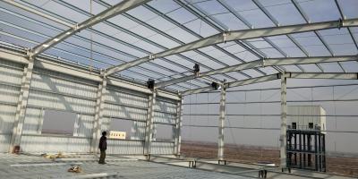 China Customizable Size Steel Structure Workshop with Anti-Corrosion Coating and Sandwich Panel Roofing for sale