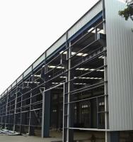 China Pre-engineered Steel Structure Building with 50 Years Life Cycle, Quick Erection, and Cost Savings for sale