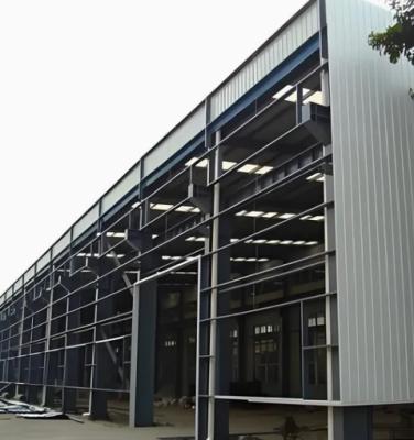 China Pre-engineered Steel Structure Building with 50 Years Life Cycle, Quick Erection, and Cost Savings for sale