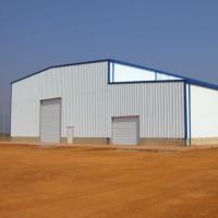 China Large Span Customizable Height Prefab Steel Construction Portal Frame Building with 50 Years Lifespan for sale