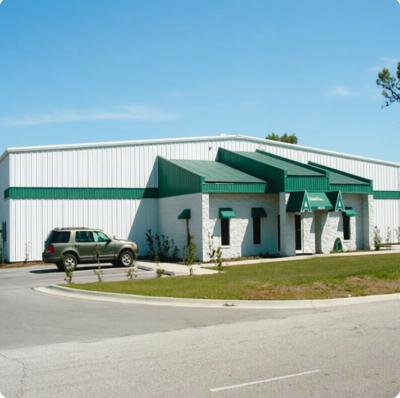 China Prefabricated Steel Structure Building with Galvanized Light Steel Frames and Bolt Connection Metal Structure Shed for sale