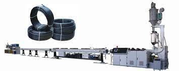 China SJ75/33 HDPE Pipe Extrusion Machine 50-160mm 12m/Min for sale