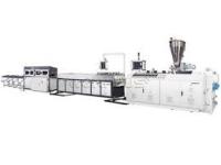 China SJ75/33 50-160mm PVC Pipe Extrusion Machine Line 12m/Min PPR PERT for sale