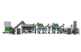 China 900KW 5000 Kg/Hr Plastic Recycling Washing Line PP PE PET for sale