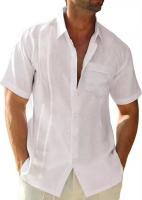 China Wholesale Clothing Manufacturers Men'S Short Sleeve Casual Shirt With Pocket black Color for sale