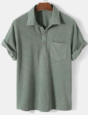 China Small Moq Clothing Manufacturers Men'S Classic Fit Short Sleeve Dual Tipped Collar Polo Shirt for sale