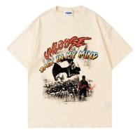 China Small Quantity Clothing Manufacturer Heavyweight Crew Neck Short Sleeve Loose Cotton Tee for sale