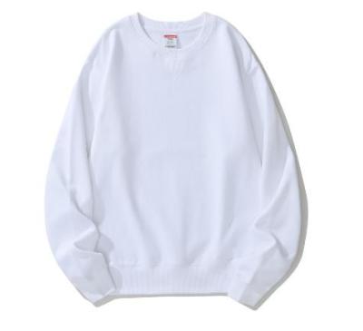 China Small Order Clothing Manufacturers Men'S Sweashirt Long Sleeve Without Hood 380gsm French Terry Hoodies for sale