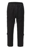 China Small Quantity Clothing Factory Men'S Elastic Waist Loose Workwear Casual Cargo Muliti Pocket Pants for sale