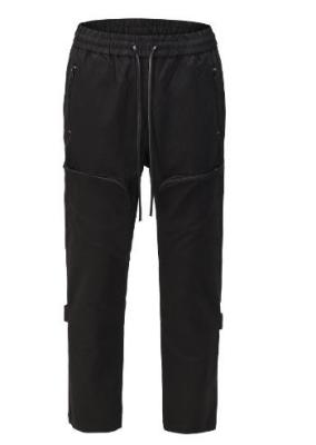 China Small Quantity Clothing Factory Men'S Elastic Waist Loose Workwear Casual Cargo Muliti Pocket Pants for sale