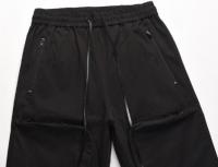 China Small Quantity Clothing Factory Men'S Elastic Waist Loose Workwear Casual Cargo Muliti Pocket Pants for sale