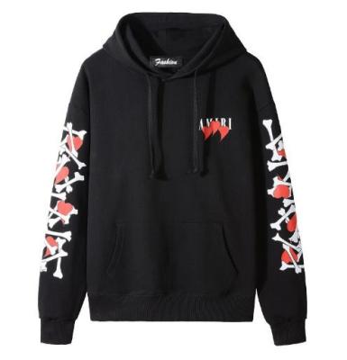 China Small Quantity Clothing Manufacturer Men'S Pullover Fleecce Hoodies With Screen Print for sale