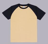 China Small Quantity Clothing OEM Factory 230g Raglan Round Neck Short - Sleeved 100% Cotton T - Shirt for sale