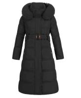 China Custom Clothing Factory China Women'S Slim Down Jacket Long Winter Coat Hooded Puffer Jacket for sale