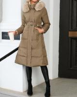 China Custom Clothing Factory China Women'S Slim Down Jacket Long Winter Coat Hooded Puffer Jacket for sale