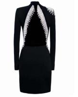 China Custom Clothing Factory China Luxury Sequin Tassel Dresses Women Party Sexy Rhinestone Lady Glitter Dress for sale
