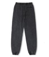 China Small Order Clothing Manufacturers Men'S French Terry Sports Long Casual Pants With Vintage Wash for sale