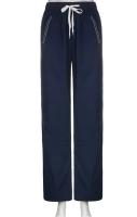 China Small Quantity Clothing Manufacturer Women'S Long Casual 100% Polyester Loose Pants With Zipper Pocket for sale