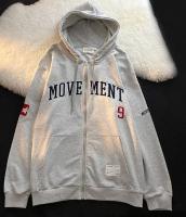 China Clothing Manufacturers For Small Orders Men'S Full Zip Front Hoodies Sweatshirt Full Sleeve Top for sale