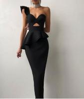 China Small Quantity Clothing Factory Formal Dresses Evening Party Cocktail Midi  Bodycon Dress for sale