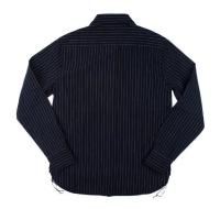China OEM Small Quantity Garment Manufacturer Vertical Striped Men'S Casual Long Sleeve Shirt for sale