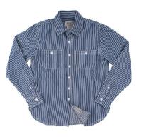 China OEM Small Quantity Garment Manufacturer Vertical Striped Men'S Casual Long Sleeve Shirt for sale