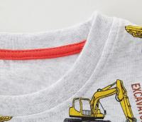 China Oem Apparel Manufacturers Children'S Short Sleeve Summer Round Neck T-Shirt With Print for sale