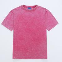 China Oem Low Moq Clothing Manufacturer Men'S Vintage Wash 95% Cotton 5% Lycra Summer T Shirt for sale