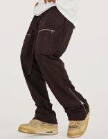 China Custom Clothing Factory China Men'S 360gsm Straight With Split Zipper 92% Polyester 8% Spandex Long Pants for sale