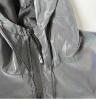 China Apparel Custom Vendor China Men'S Colorful Reflective Jacket Night Sporting Hooded Zipper Pullover Hooded Coat for sale
