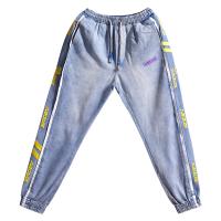 China Clothing manufacturers for small orders 100% Cotton Enzyme Wash Men Pants Male Sports Hip Hop Baggy Pants for sale
