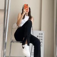 China Dark Blue High Waist Stretch Pencil Jeans Nine Points for sale