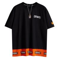 China OEM Contrast Color Men Streetwear T Shirts XXL XXXL American Vintage Tee for sale