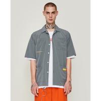 China Soild Colors Personalised Oversize Men Shirts Knitted Hip Hop Shirts For Men for sale