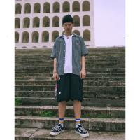 China Soild Colors Personalised Oversize Men Shirts Knitted Hip Hop Shirts For Men for sale