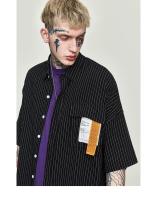 China Fashion Casual OEM Cotton Plain Men Shirts Short Sleeve small quantity clothing manufacturers for sale
