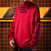 China 5GG Roll Collar Round Neck Mens Warm Sweaters Boys Long Sleeve Knitted Pullover for sale