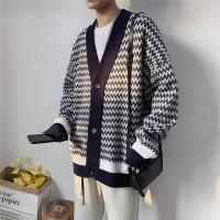 China BEIANJI Youth Hip Hop Loose Handsome Contrast Color Sweater 12 Gauge for sale