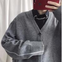 China OEM ODM Knitting Cardigan Sweaters 70% Super Wool 30% Cashmere Yarn for sale