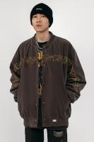 China 0.15kg Zipper Front Men Jackets 100% Polyester Windproof Bomber Jacket for sale