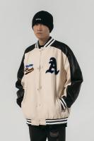 China BEIANJI OEM Long Sleeve Baseball Varsity Jackets Plain Blank Letterman Jackets for sale