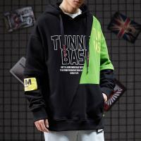 China 75% Cotton Unlined Men Cool Hoodies Hiphop Loose Gothic Print Hoodie for sale