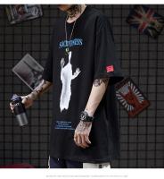 China Short Sleeved 75% Cotton Tee Shirt XXXXL-XXS Lazy Wind Abstract Pattern for sale