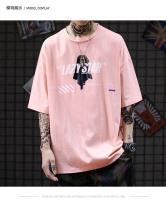 China Skateboard High Street Men Streetwear T Shirts Personality Print 3XL Polyester for sale